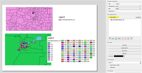 Adding More Than One Legend In Qgis Print Composer Geographic