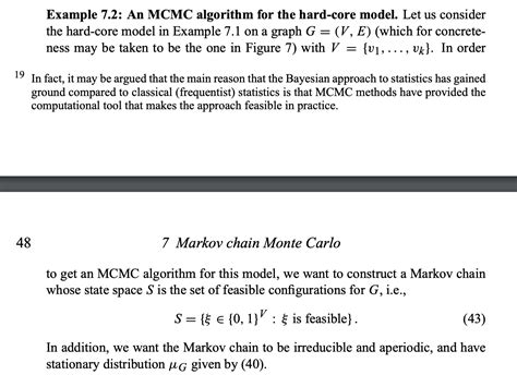 Solved 71 5 Show That The Markov Chain Used For Mcmc