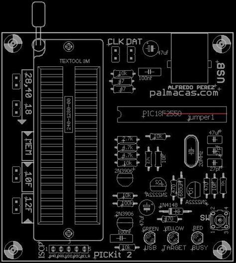 Usb Pic Microcontroller Programmer Pickit 2 Clone Updated ~ Hobbitronix