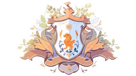 Premium Vector A Crest With A Lion On It That Saysthe Creston It