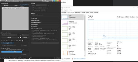 Why Doesnt Shutter Encoder Use Even A Quarter Of My Cpu R