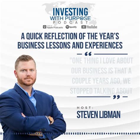 Steven Libman On Linkedin Learn The Importance Of Reviewing The Years