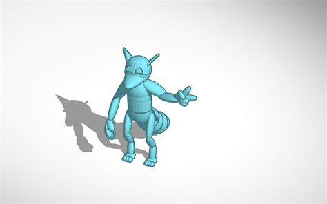 3d Design Silver Anthro Raccoon Tinkercad