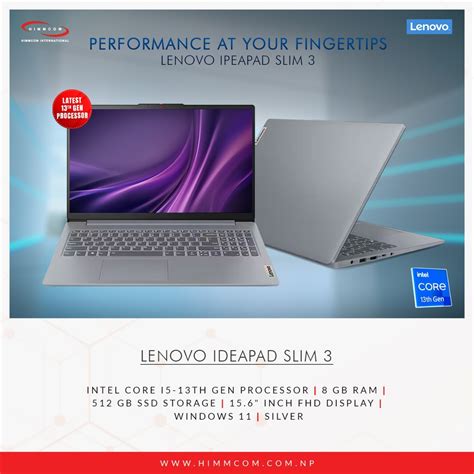 Lenovo Ideapad Slim Laptop Price In Nepal Himmcom International