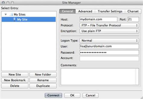 How To Use Filezilla Ftp Client To Connect To A Web Server Dummies