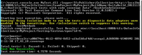 Publishing Test Results Through Command Line Test Runner Azure Devops Blog