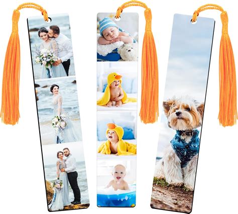 Personalized Bookmarks With Picture Text Wooden Custom