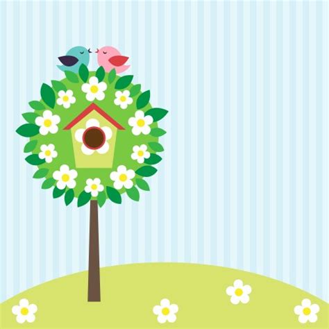 Tree With Birds Royalty Free Vector Image VectorStock