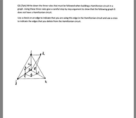 solved q3 7pts write down the three rules that must be