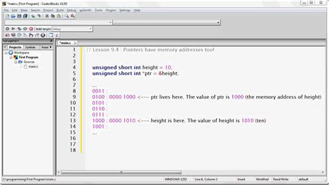 Lesson 94 Pointers Have Memory Addresses Too Youtube