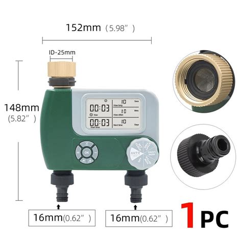 Badu Bg Brasmoyu 12 вида Градински таймер за вода Lcd контролер за поливане напояване дъжд