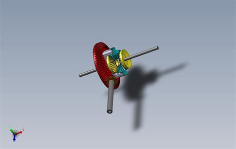 差速器solidworks 2014模型图纸免费下载 懒石网