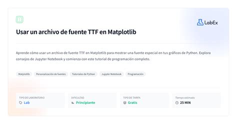 Matplotlib Personalización De Fuentes Tutoriales De Python Labex