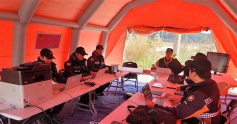 산불진화 훈련에 3천리터급 헬기 동원강릉서 도심형 산림화재 대비