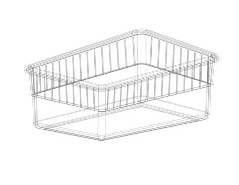 3d Printed Stackable Storage Box Capacity 1 Liter By Mr Anycad Pinshape