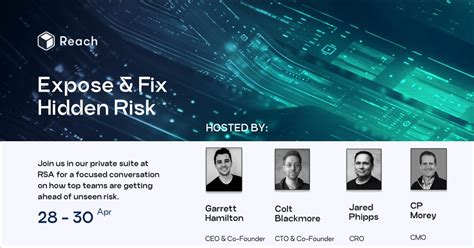 Rsac Cybersecurity Securityleadership Reachsecurity Reach Security