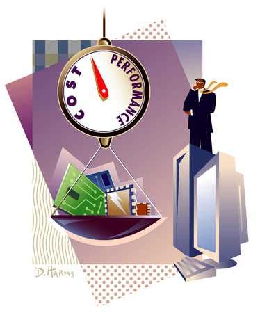 Stock Illustration Cost Vs Performance