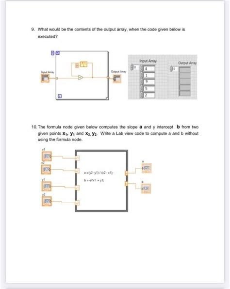 Solved 9 What Would Be The Contents Of The Output Array