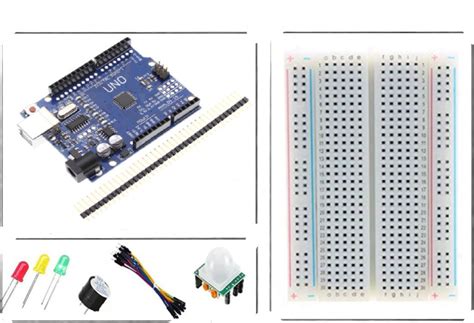 Buy Olatus Arduino Uno R3 Smd With Pir Hc Sr501 And Breadboard 400 Points Educational Electronic