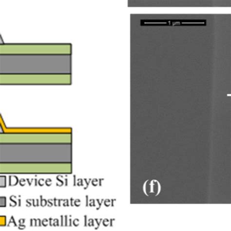 A D Schematic Of The Fabrication Flow Of The Wedge Spp Waveguides