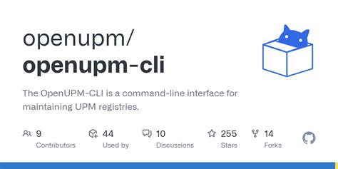 Github Openupmopenupm Cli The Openupm Cli Is A Command Line Interface For Maintaining Upm
