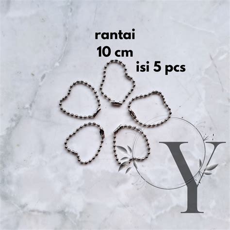 Rantai Biji Lada Rantai Lada Hangtag 10 Cm Rantai Kuku Gantungan
