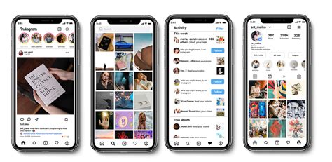Instagram Ui Screens On Behance