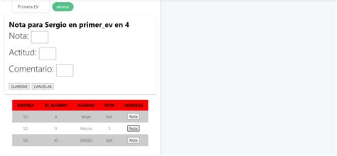 Javascript Recogida De Datos En Tabla Php Stack Overflow En Español