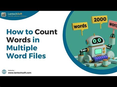lantech soft on linkedin how to count words in multiple word files