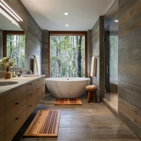 How To Design A Warm Organic Modern Bathroom