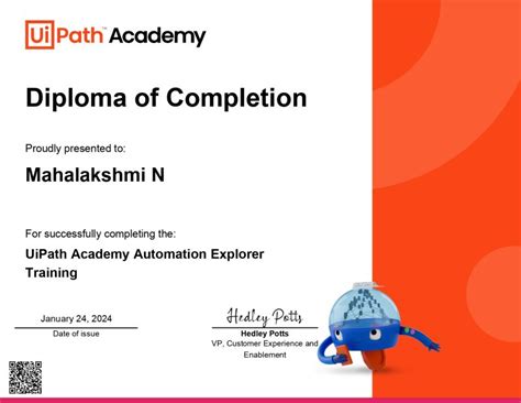 Mahalakshmi N On Linkedin Uipath Uipathacademy Excelautomation