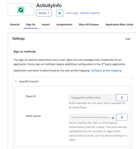 Configuring Single Sign On With OKTA ActivityInfo Information Management Software For M E