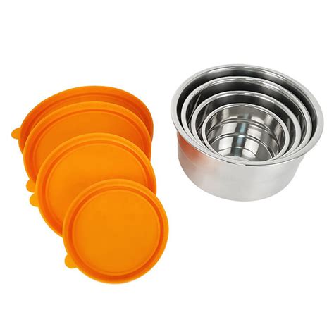 실리콘 뚜껑이 있는 어린 이용 소스 수프 용기를 위한 친환경 도시락 도시락 상자 4개 세트 스테인레스 스틸 누출 방지 식품 보관 상자 도시락 도시락 상자 4개 세트