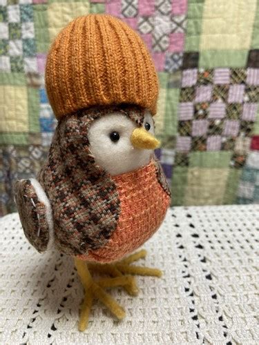 Target Spritz 2017 Featherly Friends Fall Harvest Bird Figure Orange