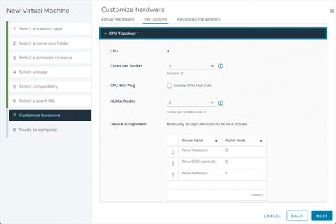VMware Virtual Hardware Version 20 New Features