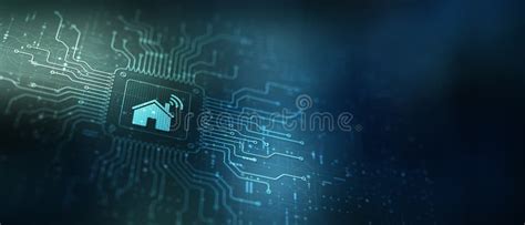 Smart Home Iot Integration Illustrated On A Processor Business And