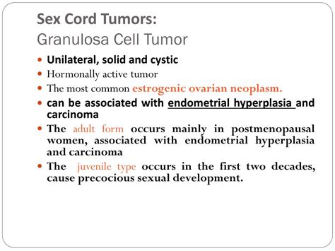 Ppt Reproductive System Ovarian Cysts And Tumors Powerpoint