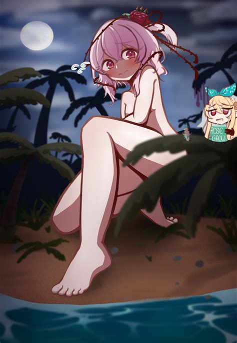 Rule 34 Blush Blush Completely Nude Convenient Censoring Flower In