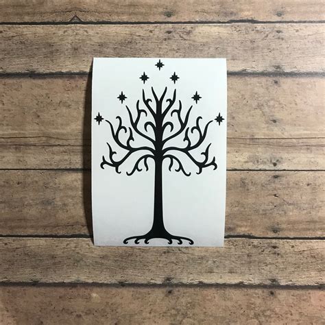 Tree Of Gondor Decal Lotr Gondor Aragorn Frodo Etsy