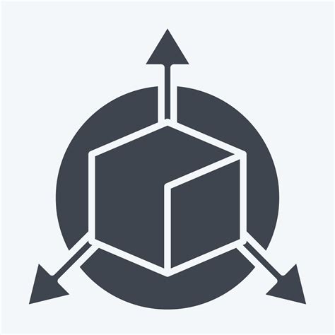 Icon Three Dimensional Object Related To 3d Visualization Symbol