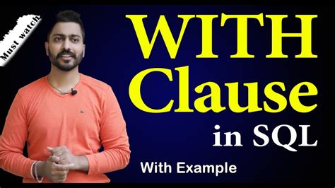 With Clause In Sql Sql Cte Common Table Expression Dbms Youtube