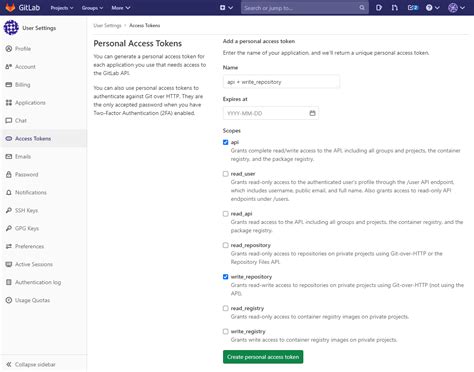 Gitlab Configuration