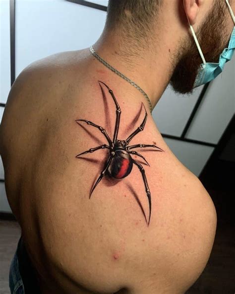 Stunning 3d Spider Tattoo Ideas