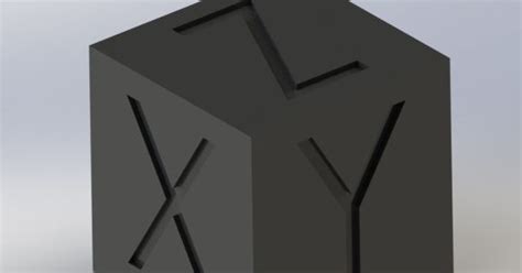 Calibration Cube XYZ By Totor Download Free STL Model Printables Com