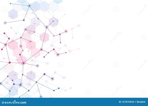 Molecular Structure Background And Communication Abstract Background With Molecule Dna And