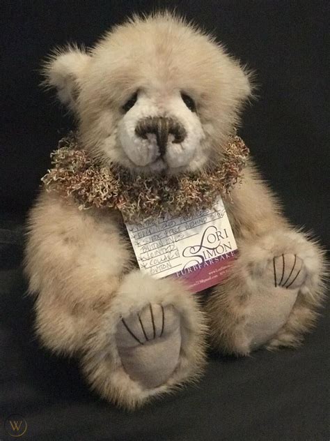 12 Lori Simon Blond Mink Artist Bear 2016772905