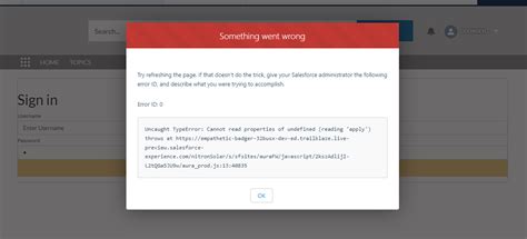 Lightning Web Components Error When I Try To Enter A Password