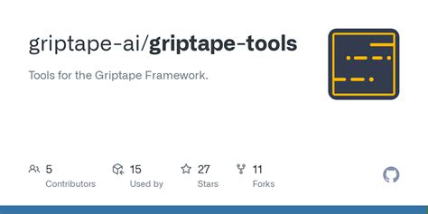 Github Griptape Aigriptape Tools Tools For The Griptape Framework