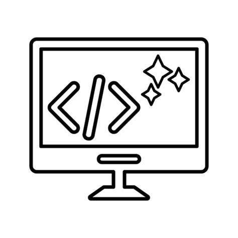 Premium Vector Clean Code Icon Line Outline Symbol