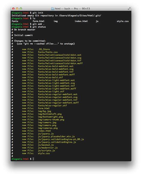 Iniciando No Git Parte 1 Tableless Website Com Artigos E Textos Sobre Padrões Web Design